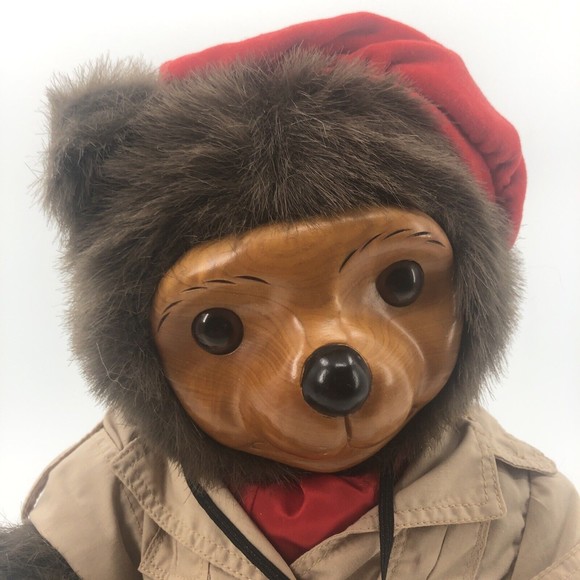 Toys | Raikes Applause Director Cecil Bear Carved Wooden Face Plush ...